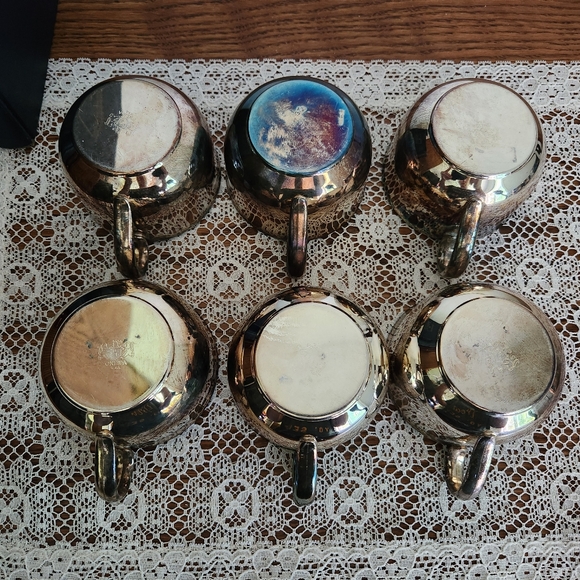 Oneida | Dining | Vintage Oneida Silver Tea Cups Set Of 2 | Poshmark